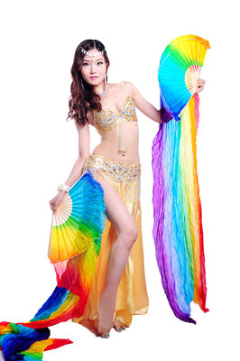 Trajes profesionales de la danza de vientre del diseño magnífico de la libélula para la muchacha india atractiva