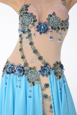 Los trajes profesionales cómodos de la danza de vientre, los trajes egipcios de la danza del vientre se visten y los pantalones