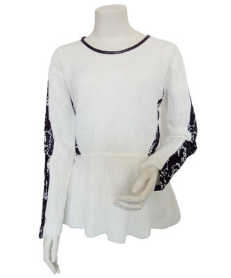 Ate la ropa artesonada del desgaste de los suéteres del jersey de las señoras del ajuste del cuello de la PU o modificado para requisitos particulares