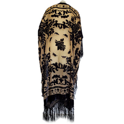 Chaqueta larga del terciopelo del ODM del OEM sin gotear/poncho para la hembra