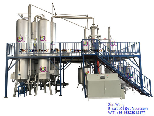 full automatic vacuum distillation tech used black oil into new standad diesel