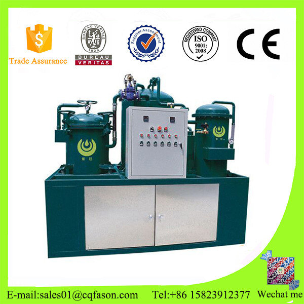 88% High recovery rate used Hydraulic oil recycling machine for used oil regeneration