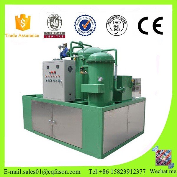Filter-free and  Full automatic used industry Hydraulic oil purification plant