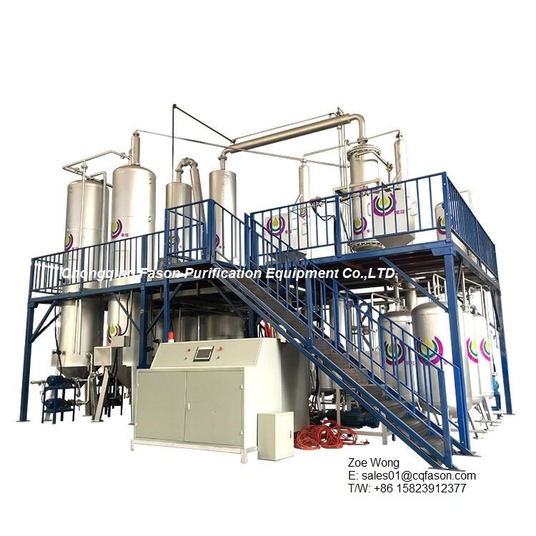large capacity used motor engine oil distillation tech, used to new standard diesel