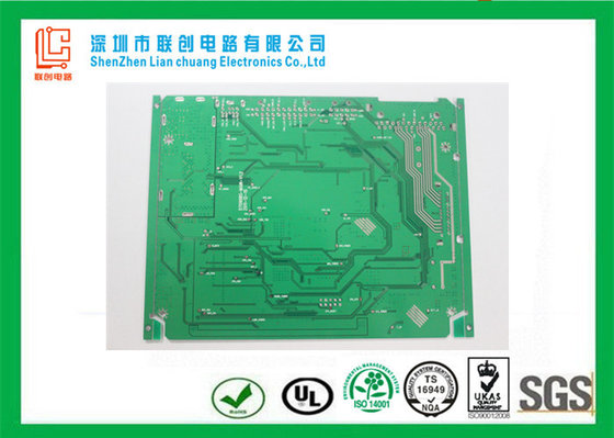 Green Solder Mask Double sided PCB Design With White Legend LF HASL