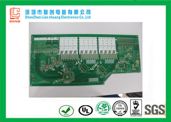 Auxiliary equipment Board FR4 1.2mm pcb double sided green soldermask