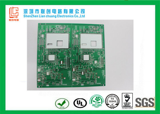 Front panel Green Solder Mask  Double sided PCB Print Circuit Board UL / ROHS