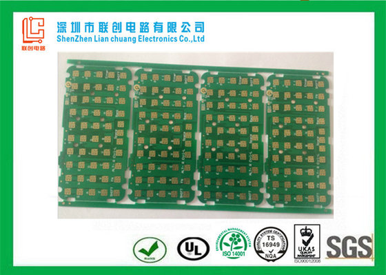 Green 1.0mm Double sided PCB FR4  Intercommunication circuit ISO14001