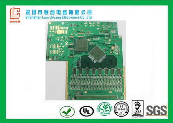 8 layer PCB board Immersion gold Control board Server , circuit board manufacturer