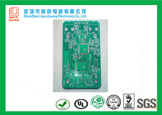 FR-4 PCB / 1oz 2 layer 0.6mm green soldermask  LF HASL  white legend