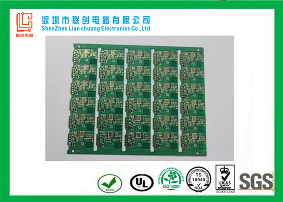 Green  4 layer rigid FR-4 PCB  white silkscreen OSP 30pcs 5X6 Array