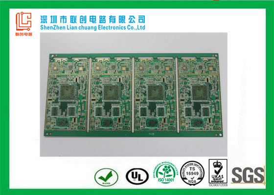 1.6mm FR-4  PCB Immersion Gold 1oz  6 layer , fr4 printed circuit board