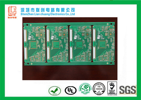 OSP fast pcb manufacturer green soldermask , quick turn circuit boards