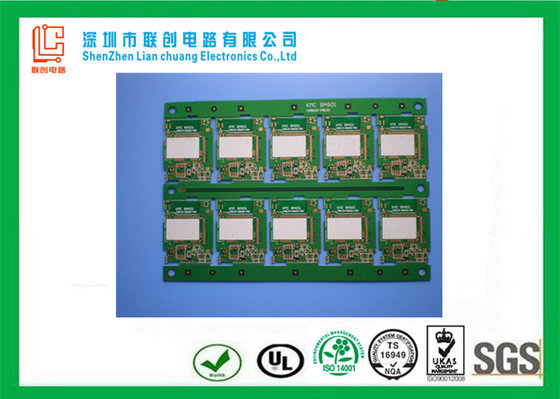 Signal System Two layer impedance controlled pcb  FR-4 green  OSP