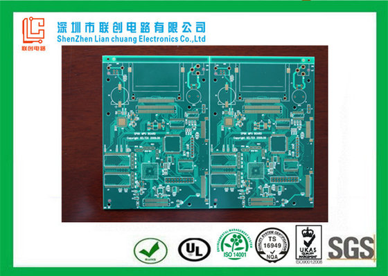 TFT-LCD  FR4 1.6mm impedance control PCB  4 layer  1oz  Copper TS16949