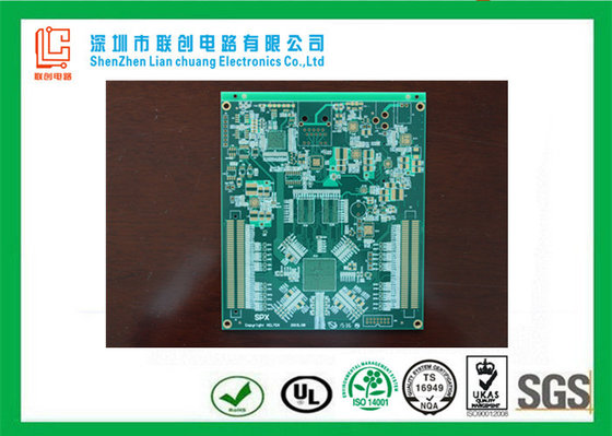 정보 시스템은 4개의 층 임피던스 pcb를의 FR4 구리 간격 통제했습니다