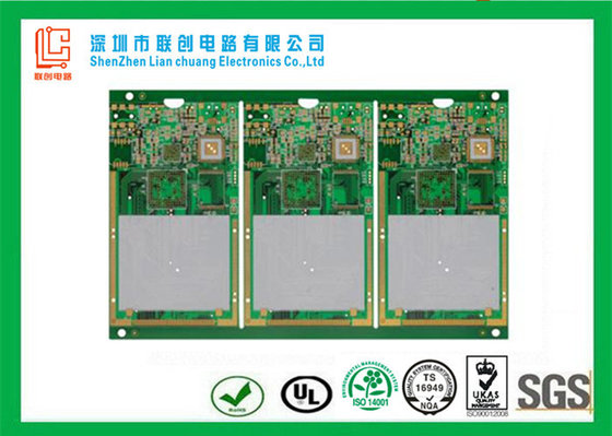 LCM impedance control board six layer  , FR4 1.6mm printed circuit board pcb