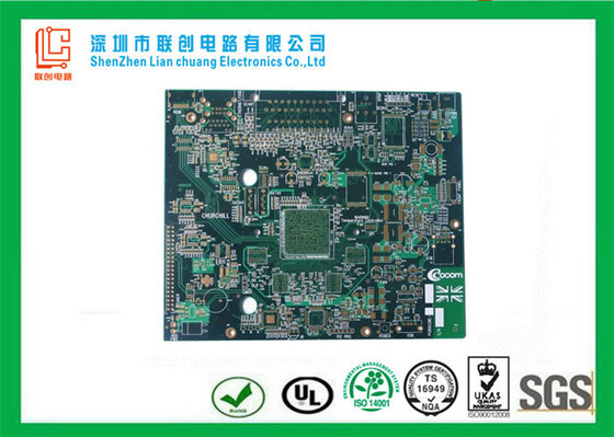 Computer 4 layer impedance PCB FR4 1.6mm 1oz Copper UL / ROHS
