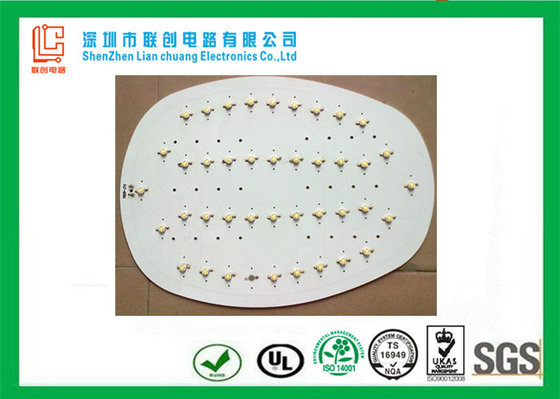 LED aluminum pcb Light 1.6mm , Aluminium base pcb 1 oz UL / ROHS