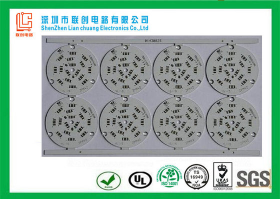 LED light board Lead free HASL PCB , aluminium pcb manufacturer