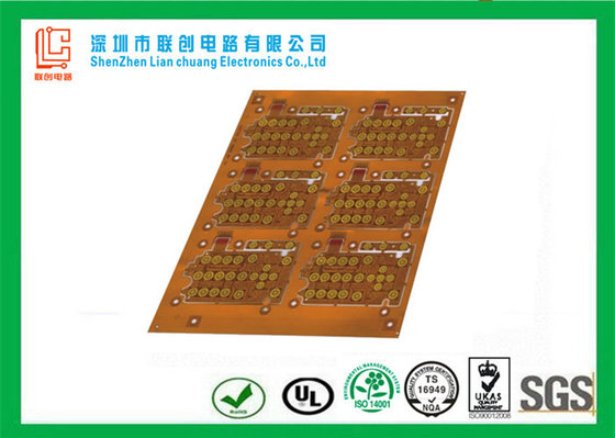Key 6layer 15mil Flexible PCB , Flexible Printed Circuit Board SGS