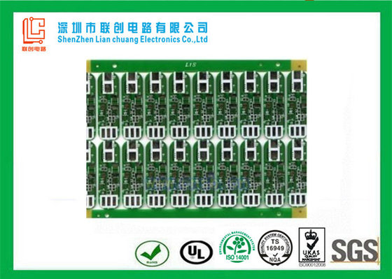 Six layer L F HASL pcb green Sodermask white silkscreen with HDI