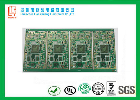 Digital elevation mining FR4 3.20mm PCB 12 layer Immersion gold