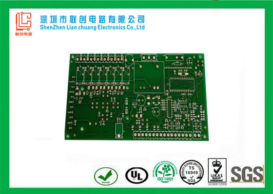 OSP High frequency pcb  two layer FR-4 Green soldermask white silkscreen