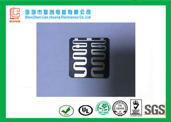 Black soldermask custom pcb manufacturing , high frequency circuit