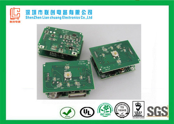 2 layer PCBA PCB Assembly modular connecto FR-4 1.60mm green solder mask white legend