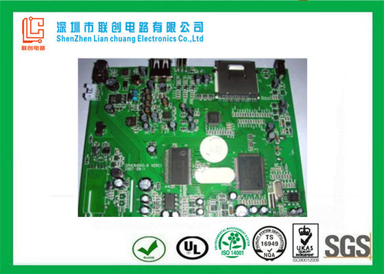 FR-4 2.4mm-Rigid 8 Layersurface mount assembly SMT DIP TS16949 / SGS