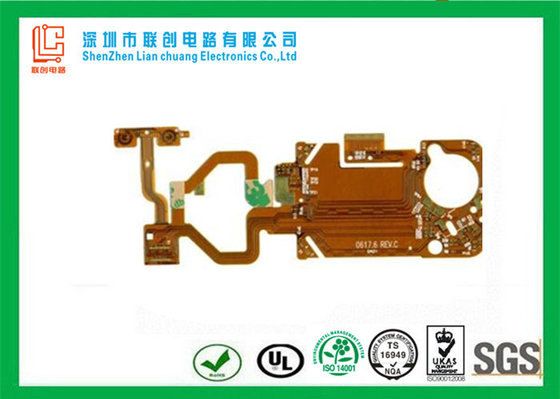 FR4 halogen free / polyimide flex rigid pcbs ROHS / ISO14001