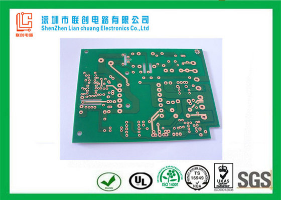 CEM-3 1.6 mm 1oz single sided-pcb green mask ROHS / ISO14001