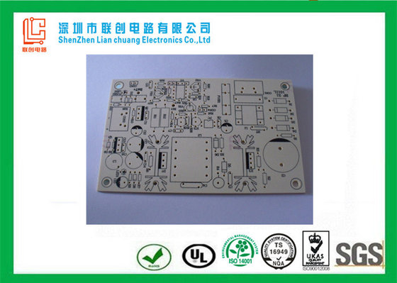 CEM-3 Single Sided PCB  green soldermask white / black legend OSP
