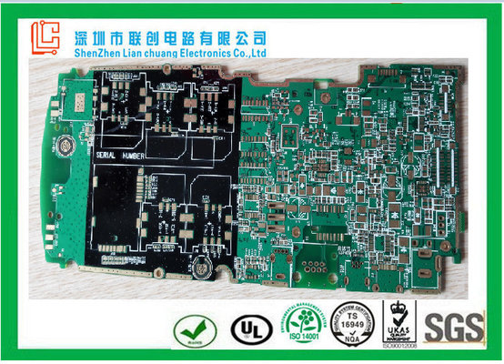 Mutilayer Print Circuits Wire Board FR4 8L PCB Peelable Ink Immersion Gold
