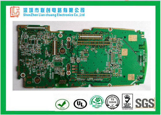 Mutilayer Print Circuits Wire Board FR4 8L PCB Peelable Ink Immersion Gold