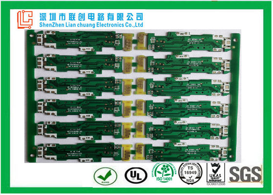 quick turn double side print circuits wire board UL ROHS PCB peelable