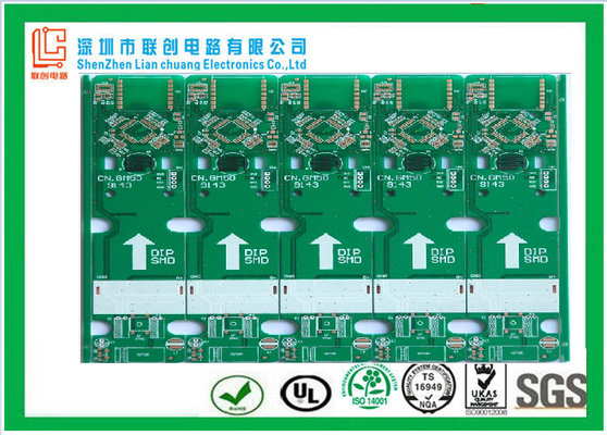 Double side 2L OSP 1.6mm carbon print circuit wire board Green Solder