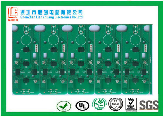 Double side 2L OSP 1.6mm carbon print circuit wire board Green Solder