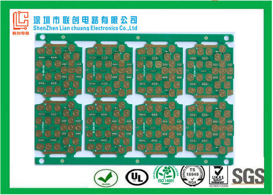 Green Solder Double sided PCB 1.6mm thickness FR4 White Legend