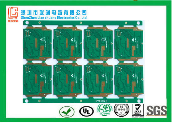 Green Solder Double sided PCB 1.6mm thickness FR4 White Legend