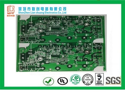 Heavy copper 3oz PCB / Printed Circuit Board Assembly Green soldermask