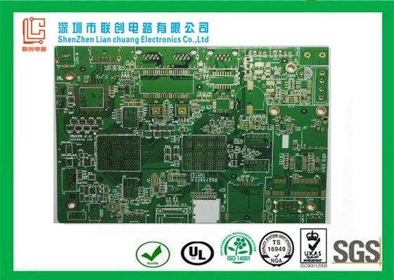 TG - 150 material high speed pcb layout main board BGA green soldermask white silkscreen