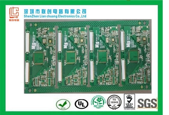 4 / 4 mil LCD Quick Turn PCB FR4 ENIG finish customized pcb board fabrication