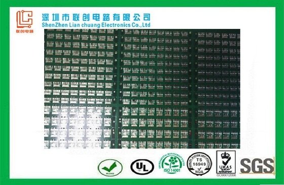 Small size Printed PCB Board with V-cut green soldermask white silkscreen