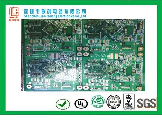 Custom 4L FR4 1.6 mm Quick Turn PCB BGA Immersion gold finish