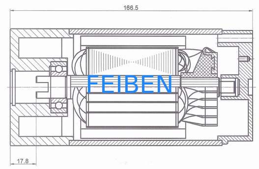DC MOTOR FB10-GS80W800W