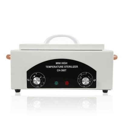 High Temperature UV Sterilizer Box Nail Art Tool Sterilizer Box with Hot Air Disinfection Cabinet For Salon Nail Art Equ