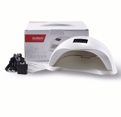 SUN5 UV Led Nail Lamp 48W with LCD Timer and Bottom Makeup Nail Dryer Polish Machine for Curing Nail Art Tools