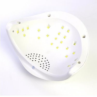 two hand 48W Dual UV LED Nail Lamp Nail Dryer Gel Polish Curing Light with Bottom 30s/60s/99s Timer LCD display